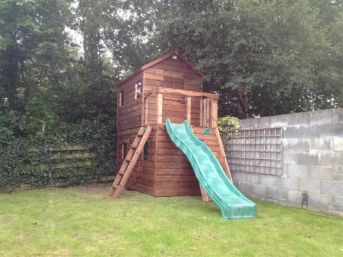 2 Story Tree House ref.078T • outdoor playground equipment, swings ...