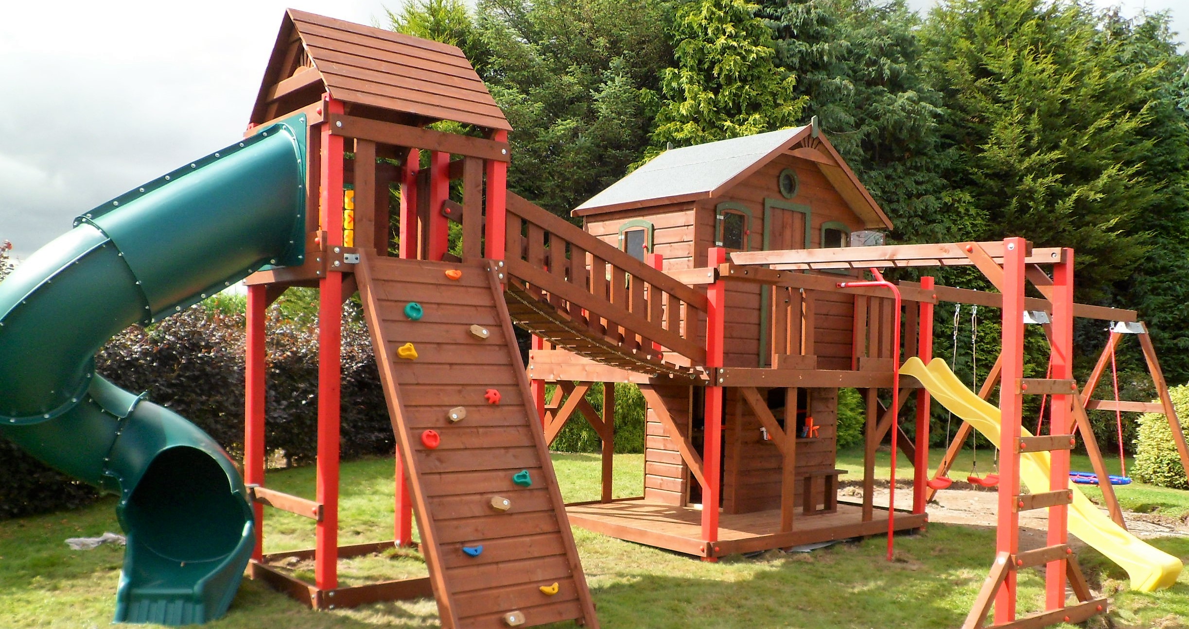 7ft heavy duty spiral tube slide