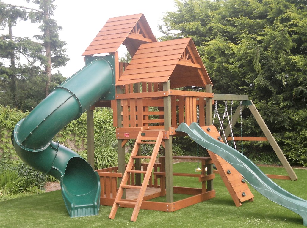 7ft heavy duty spiral tube slide